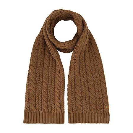 Click here for Frye and Co. Cable Knit Oblong Scarf  One Size  Br... prices