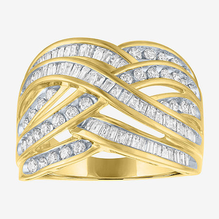 Click here for Womens 1 CT. T.W. Natural White Diamond 10K Gold C... prices