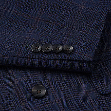 Click here for Haggar JMH Mens Slim Fit Plaid Suit Jacket  42 Sho... prices