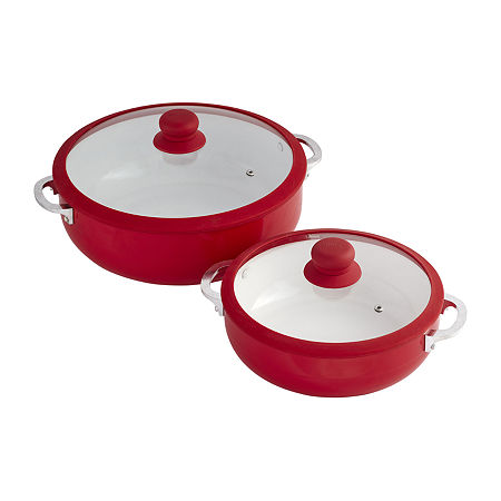 Click here for IMUSA 9Â½ Ceramic Nonstick Caldero  One Size  Red prices