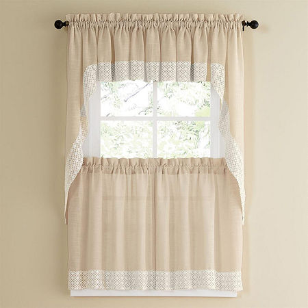 Click here for Sweet Home Collection Salem Rod Pocket Valance  On... prices