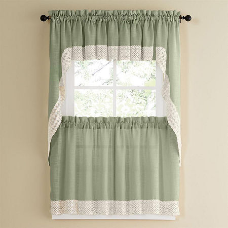 Click here for Sweet Home Collection Salem 2-pc. Rod Pocket Windo... prices