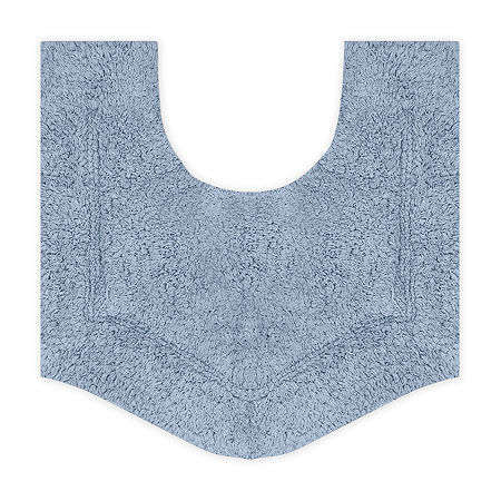 Home Weavers Waterford Contour Bath Rug  20 x 20 - Blue