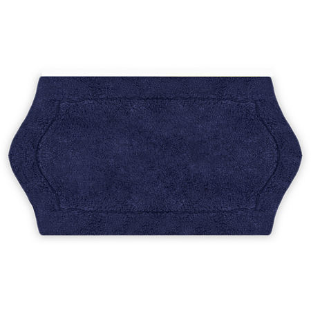 Click here for Home Weavers Waterford Bath Rug  21 x 34 - Navy Bl... prices