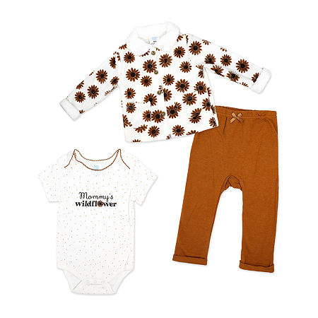 Click here for 3 Stories Trading Company Girls 3-pc. Baby Clothin... prices