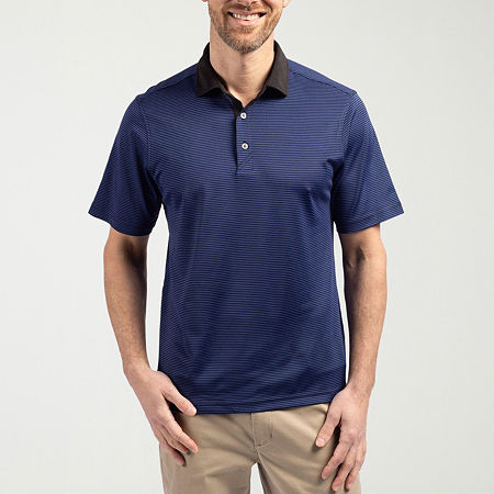 Click here for Cutter & Buck Mens Virtue Eco Pique Micro Stripe R... prices