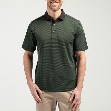 Click here for Cutter & Buck Mens Virtue Eco Pique Micro Stripe R... prices