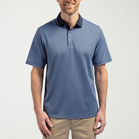 Click here for Cutter & Buck Mens Virtue Eco Pique Micro Stripe R... prices