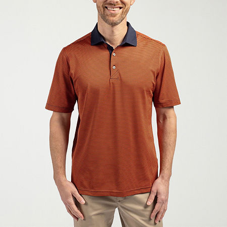 Click here for Cutter & Buck Mens Virtue Eco Pique Micro Stripe R... prices