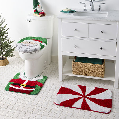 Click here for Avanti Santa 3-pc. Bath Rug Set  One Size  Green prices