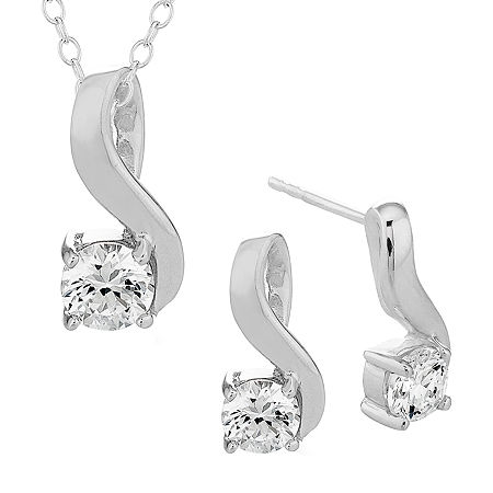 Click here for DiamonArt 2 CT. T.W. White Cubic Zirconia Sterling... prices