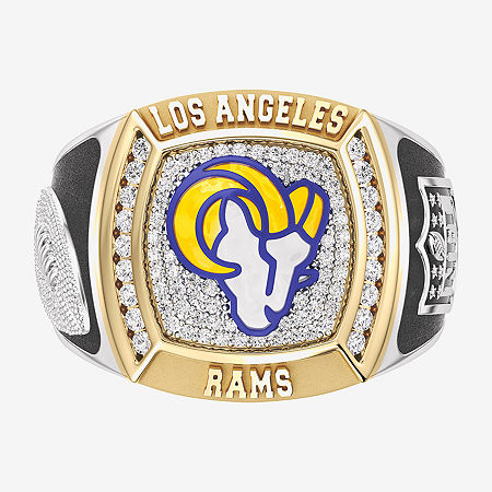 Click here for True Fans Fine Jewelry Los Angeles Rams Mens 1/2 C... prices