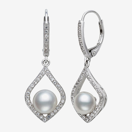 Click here for Womens White Cultured Freshwater Pearl Sterling Si... prices