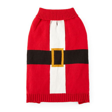 Click here for Paw & Tail Santa Sweater  One Size  Red prices