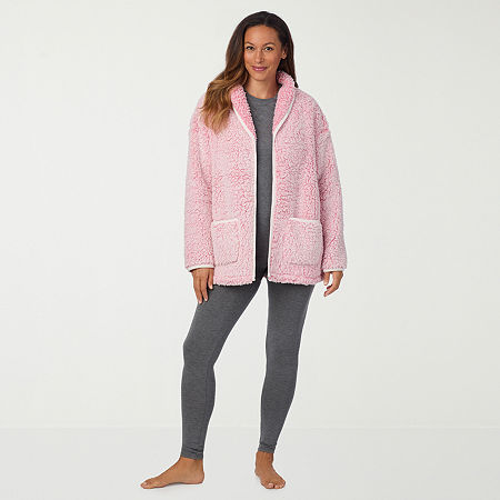 Click here for Cuddl Duds Womens Long Sleeve Cardigan - Blush prices