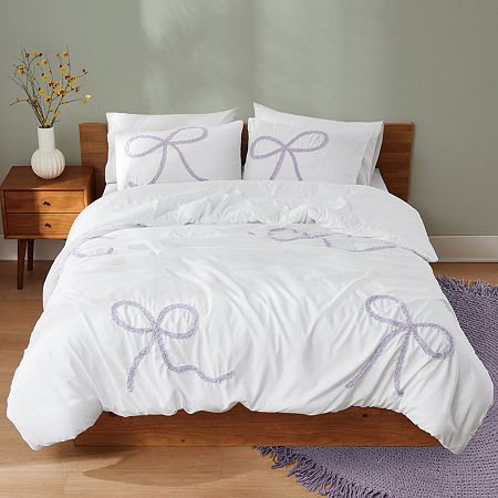Click here for Truly Soft Truly Soft Textured Bow Comforter Set C... prices