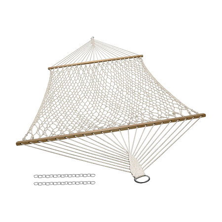 Click here for Large Two-Person Double Wide Rope Hammock with Spr... prices