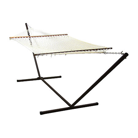 Click here for Outdoor 2-Person Double Cotton Rope Hammock with W... prices