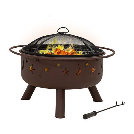 Click here for Weather Resistant Fire Pit  One Size  Black prices
