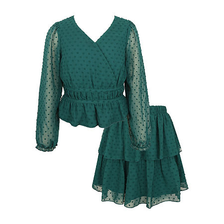 Click here for Lilt Big Kid Girls 2-pc. Skirt Set  Large  Green prices