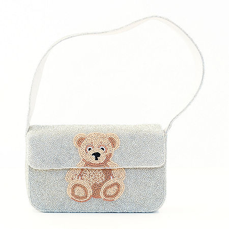 Click here for SOL and MER Beaded Baguette Shoulder Bag  One Size... prices