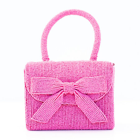 Click here for SOL and MER Bow Evening Bag  One Size  Pink prices