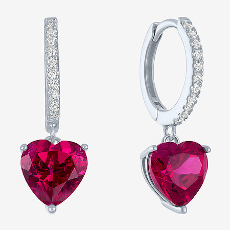 Click here for Yes  Please! Womens Lab Created Red Ruby Sterling... prices