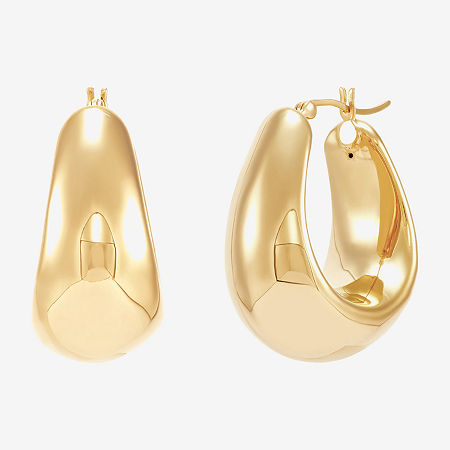 Click here for Silver Addiction Womens 14K Gold Over Silver Hoop... prices