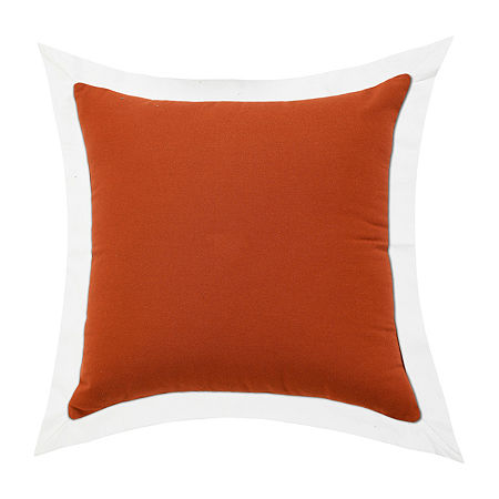 Click here for Lr Home Neela Bordered Square Throw Pillow  One Si... prices