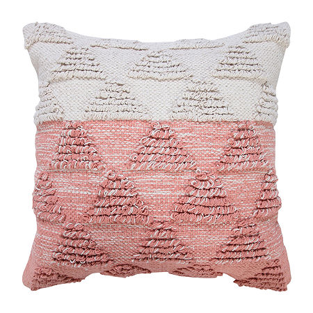 Click here for Lr Home Neela Bordered Square Throw Pillow  One Si... prices