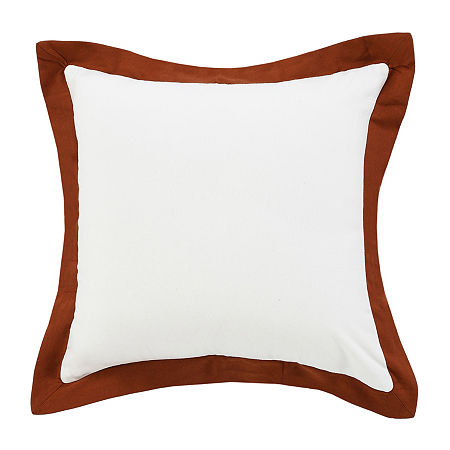 Click here for Lr Home Neela Bordered Square Throw Pillow  One Si... prices