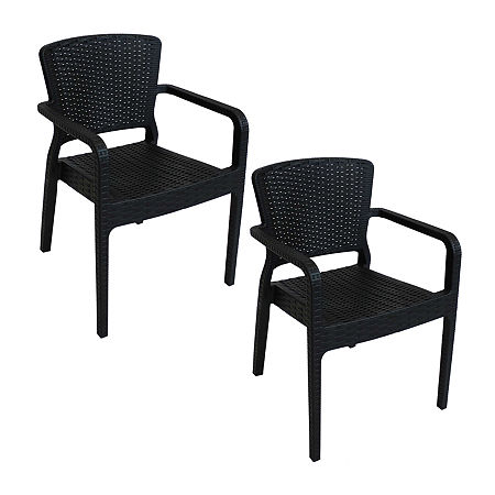 Click here for 2 Pack Armchair  One Size  Black prices
