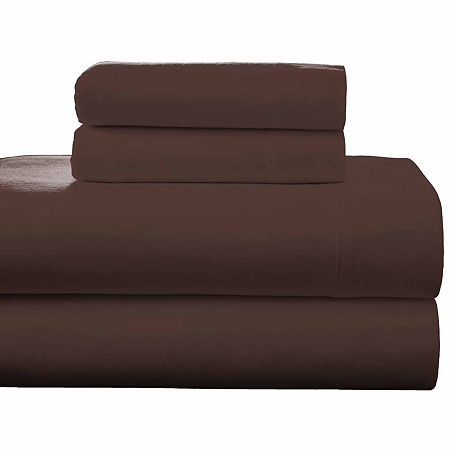 Click here for Pointehaven Luxury Weight Sheet Set  One Size  Bro... prices