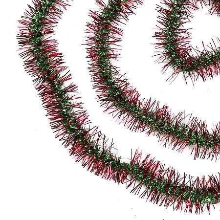 Click here for 50 x 3 Red and Green Spiral Center Christmas Tinse... prices