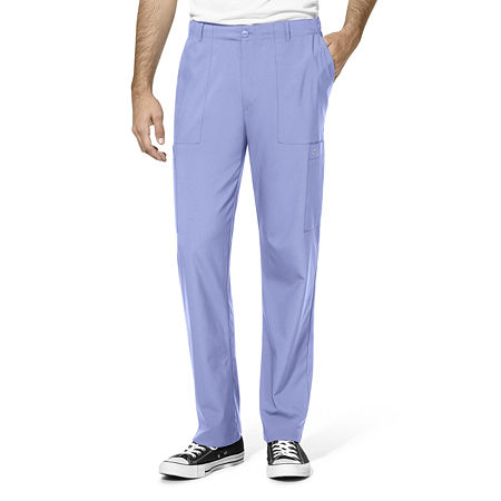 Click here for Wink Mens W123 Flat Front Cargo Scrub Pant - Ceil... prices