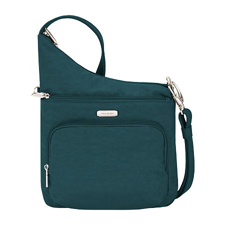 Travelon Anti-Theft Essentials North-South Crossbody - Blue