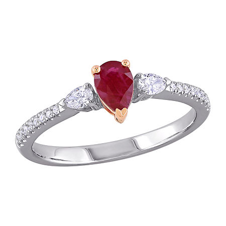 Click here for Womens 1/4 CT. T.W. Lead Glass-Filled Red Ruby 14K... prices