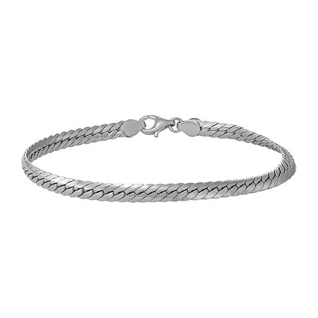 Click here for Mens Sterling Silver Solid 8 1/2 Inch Link Bracele... prices