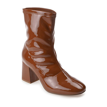Click here for Journee Collection Womens Reice Block Heel Booties... prices