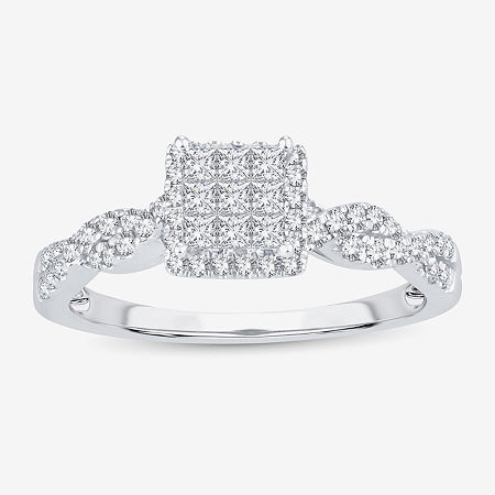 Click here for 1/2 CT.T.W. Natural Diamond Side Stone Engagement... prices
