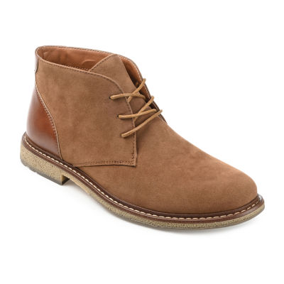 Vance Co Mens Jc Orson Flat Heel Chukka Boots, Color: Tan - JCPenney