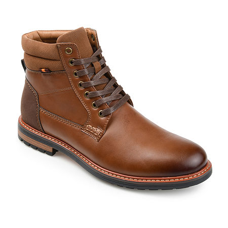 Click here for Vance Co Mens Reeves Stacked Heel Lace-Up Boots  1... prices