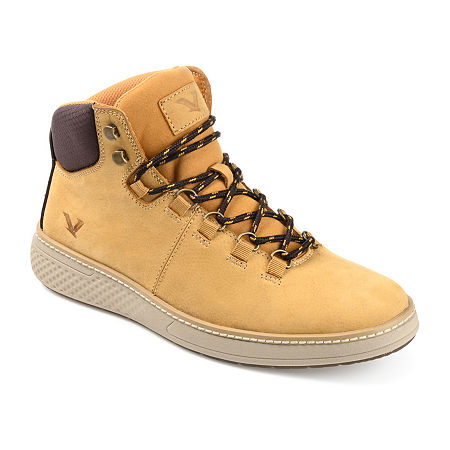 Click here for Territory Mens Compass Flat Heel Lace-Up Boots  11... prices