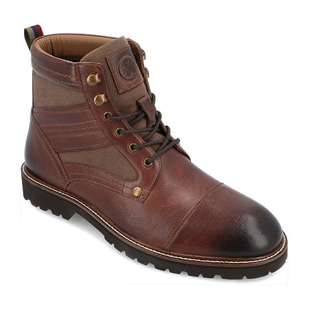 Click here for Thomas And Vine Mens Feron Flat Heel Lace Up Boots... prices