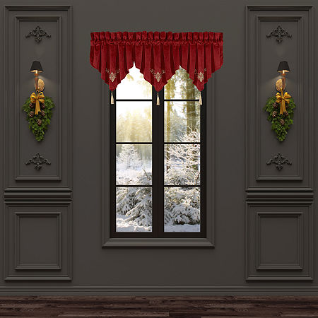 Click here for J Queen New York Noelle Ascot Window Valance  21 x... prices