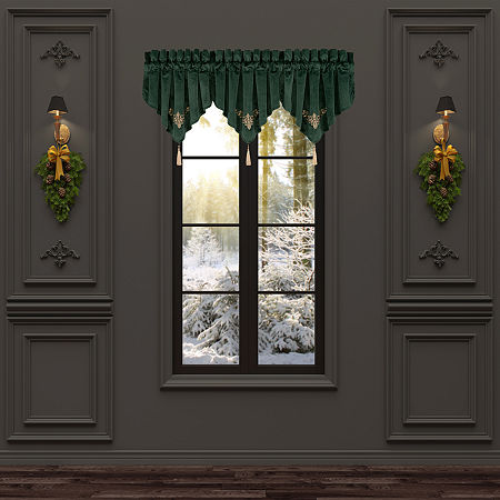 Click here for J Queen New York Noelle Ascot Window Valance  21 x... prices