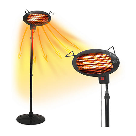 Click here for Black+Decker Patio Floor Electric Heater - Black prices