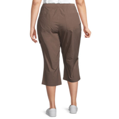 St. John's Bay Mid Rise Plus Utility Cargo Capris