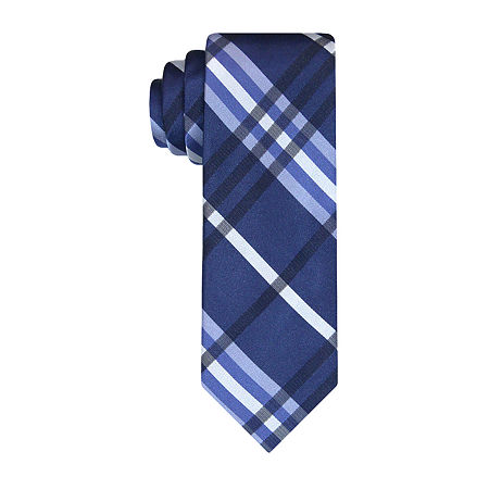 Click here for Van Heusen Extra Long Plaid Tie  One Size  Blue prices