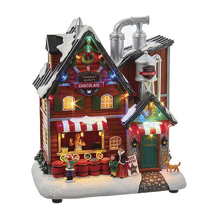 Click here for Kurt Adler 10.63 Chocolate Factory Lighted Plays M... prices